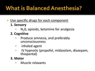 CLASS GENERAL ANAESTHESIA | PPTX