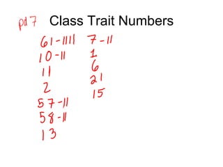 Class Genetics Survey | PPT