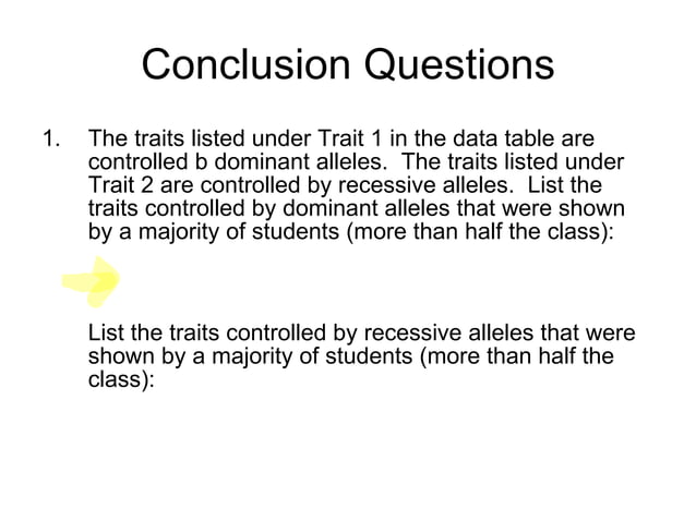 Class Genetics Survey | PPT