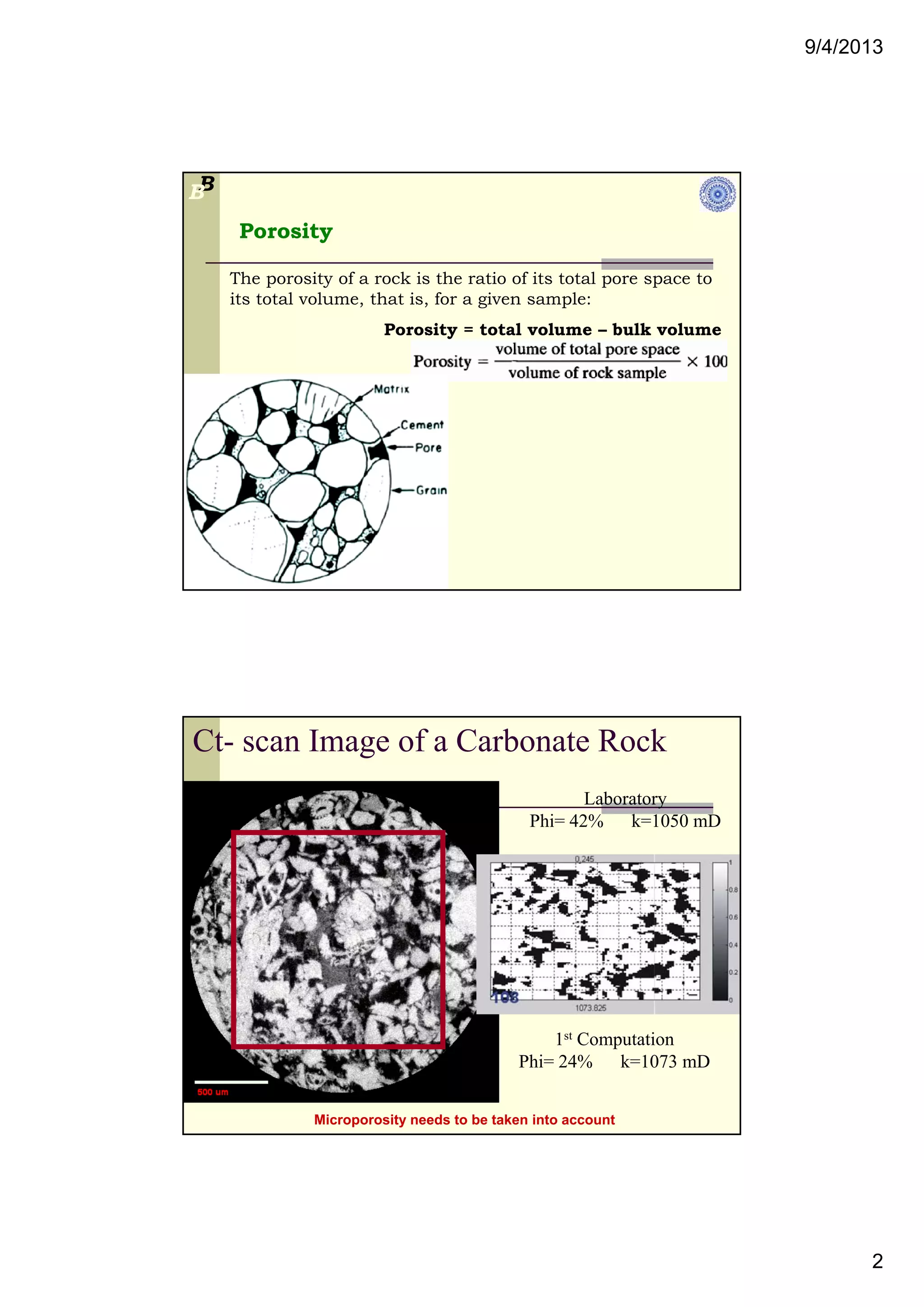 Class glt 7 porosity, permeability [compatibility mode] | PDF