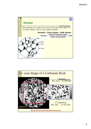 Class glt 7 porosity, permeability [compatibility mode] | PDF | Geology ...