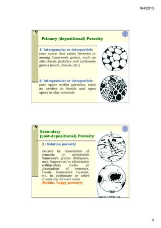 Class glt 7 porosity, permeability [compatibility mode] | PDF | Geology ...
