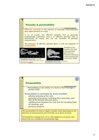 Class glt 7 porosity, permeability [compatibility mode] | PDF