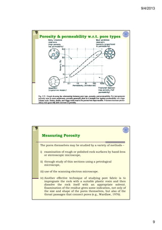 Class glt 7 porosity, permeability [compatibility mode] | PDF | Geology ...