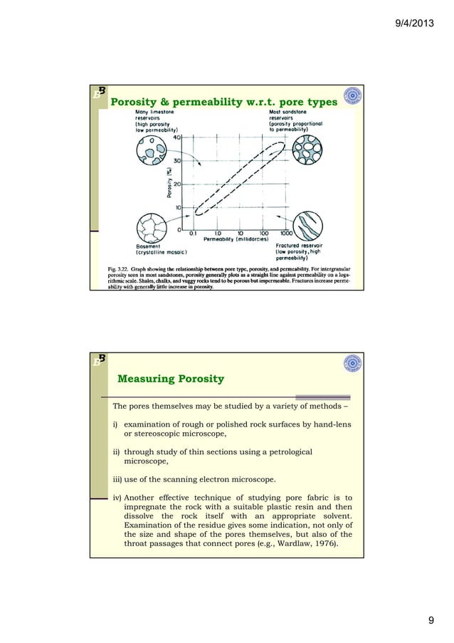 Class glt 7 porosity, permeability [compatibility mode] | PDF | Geology ...