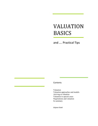 Valuation Basics | PDF