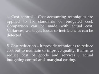 Class I cost accounting madras university | PPTX