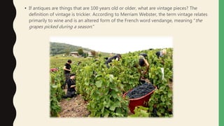 Classic , vintage and antique | PPTX