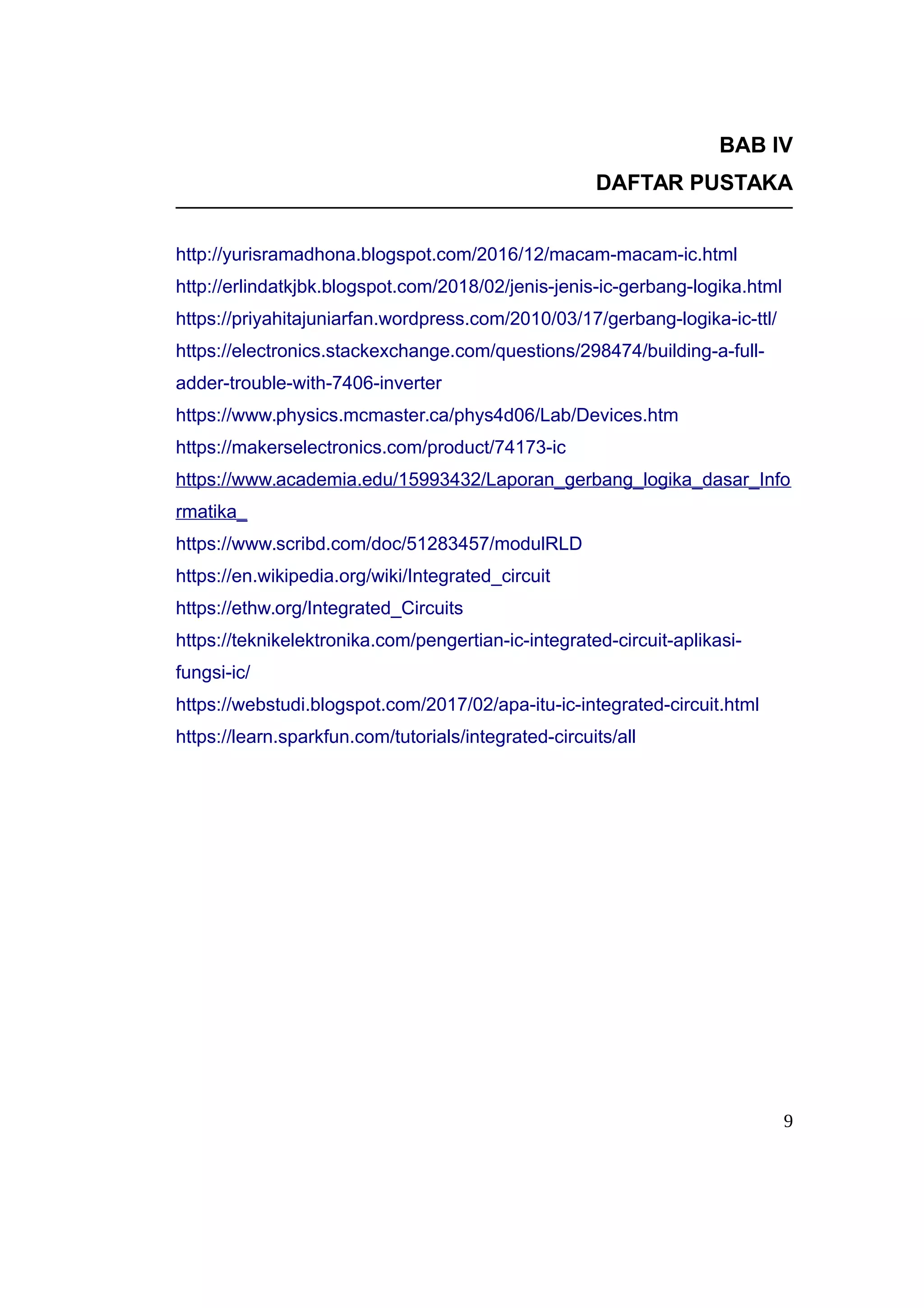 MAKALAH INTEGRATED CIRCUITS - SISTEM DIGITAL | PDF
