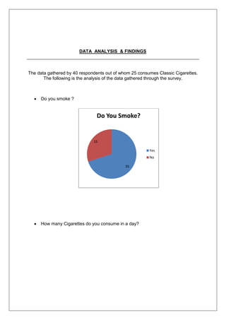 Consumer Perception of Classic Cigaretters | DOCX