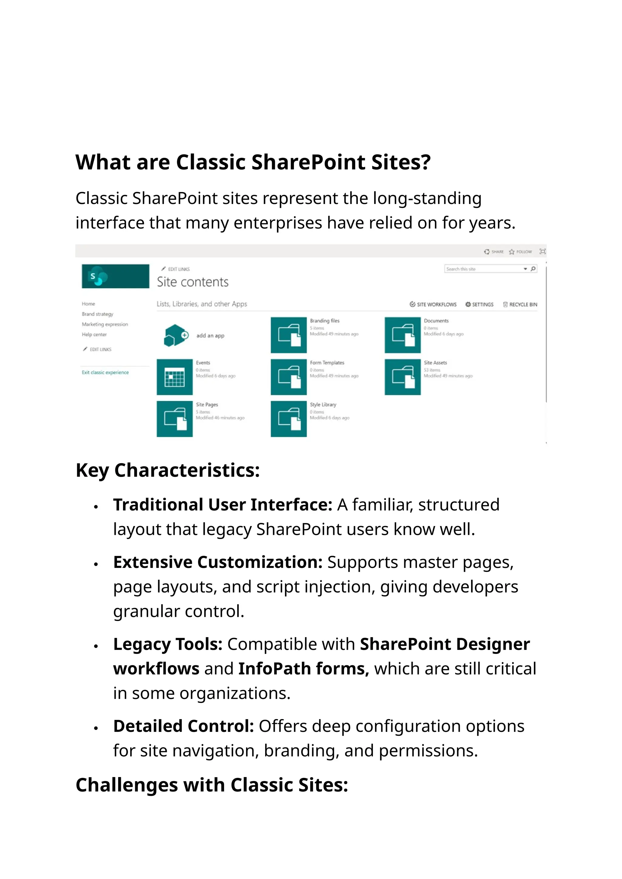 Classic vs. Modern SharePoint Sites - What’s Best for Your Organization ...