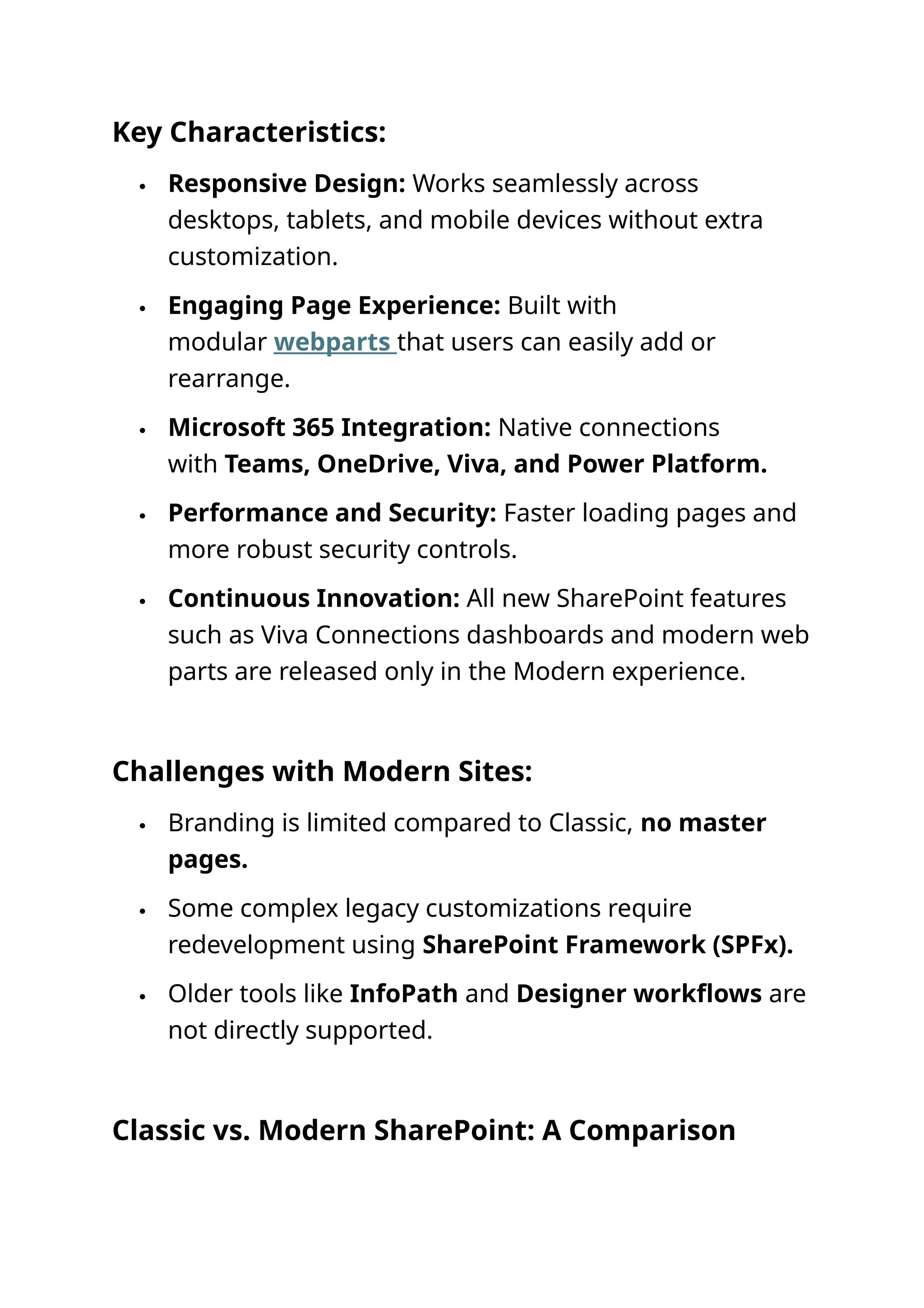 Classic vs. Modern SharePoint Sites - What’s Best for Your Organization ...