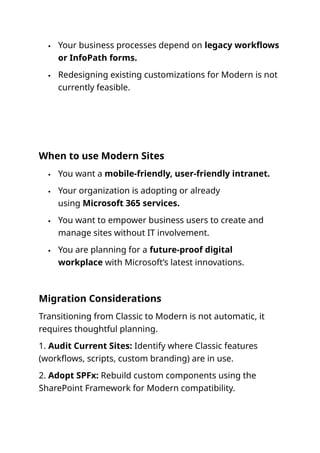 Classic vs. Modern SharePoint Sites - What’s Best for Your Organization ...