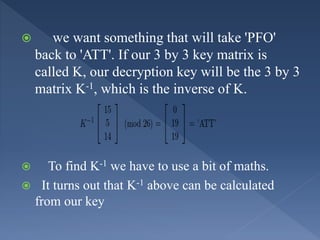 Network Security-UNIT -II(Classical Encription) -Sridevi.M-II-M.Sc ...