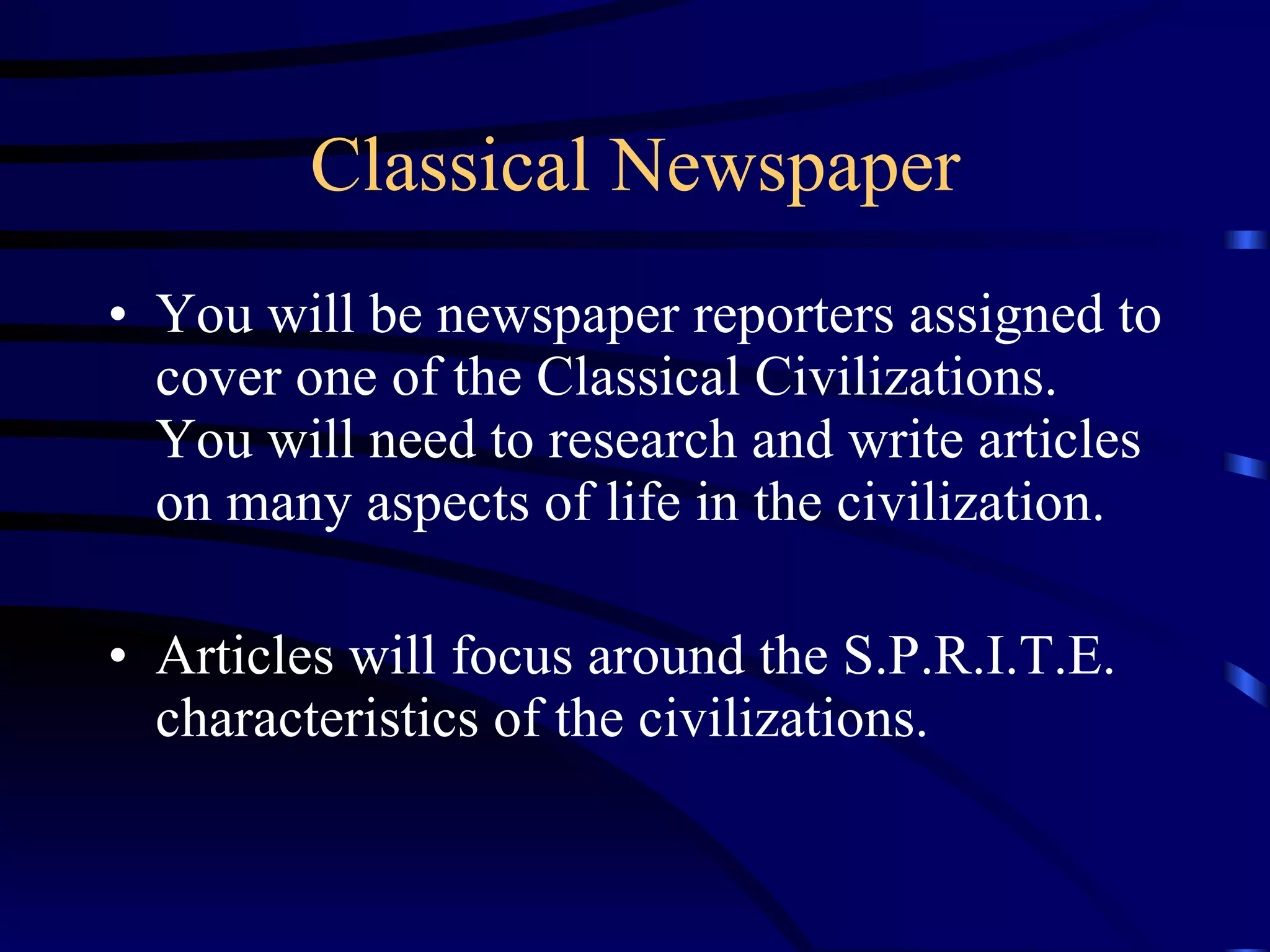 Classical Civs Intro | PPT