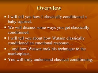 Classical and Operant Conditioning | PPT