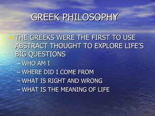 Classical Greek Humanism | PPT