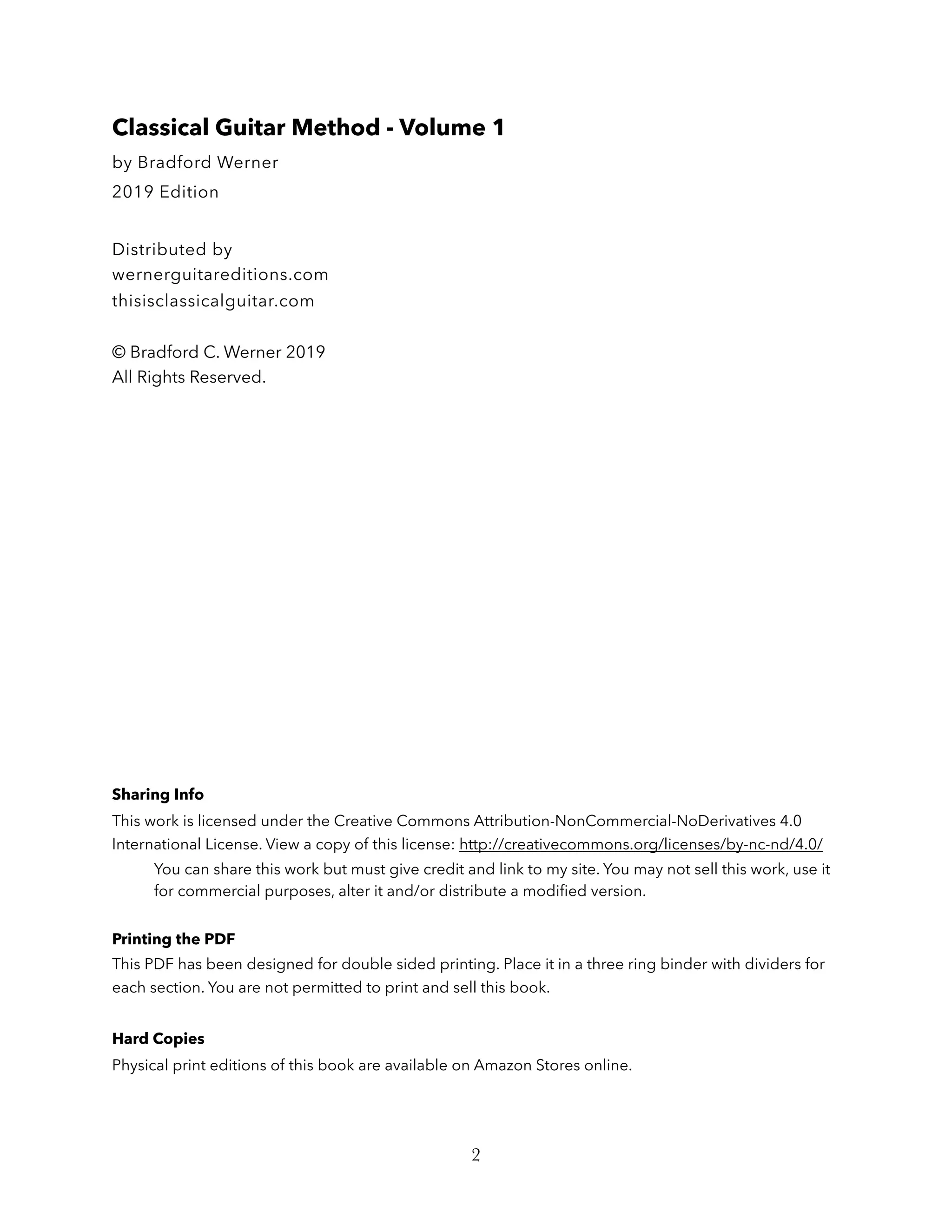 Classical guitar-method-vol1-2019 | PDF