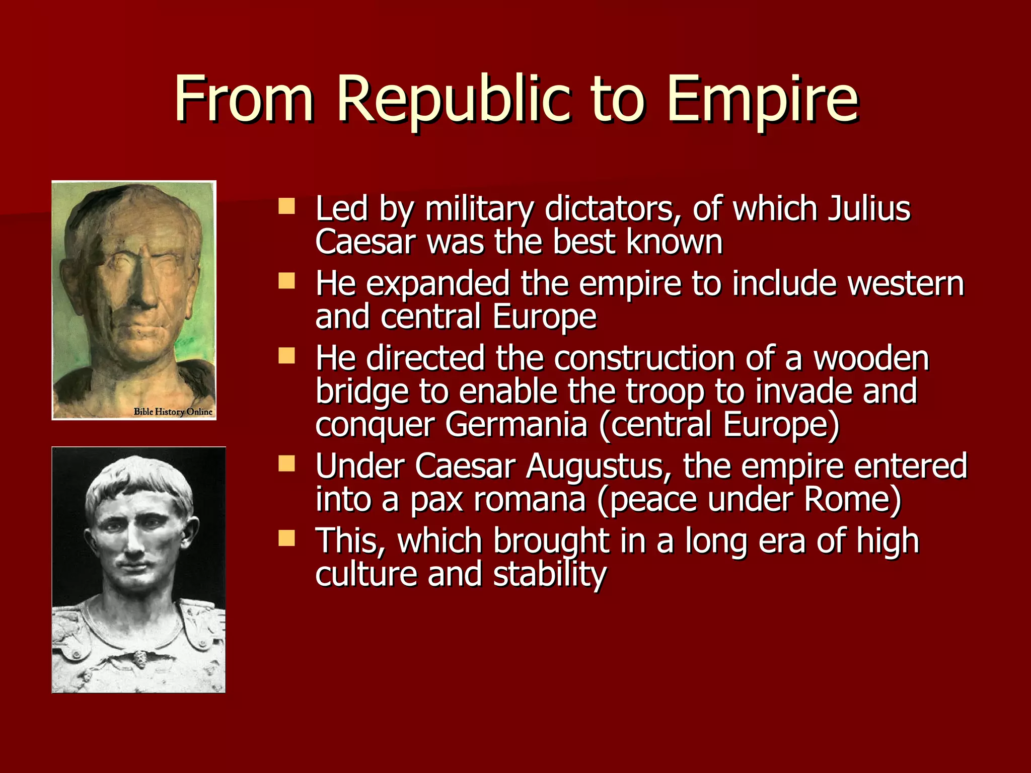 Rome: Republic and Empire | PPT