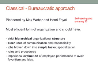 Classical Management Approach | PPTX
