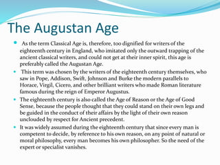 Classical age in English Literature | PPTX