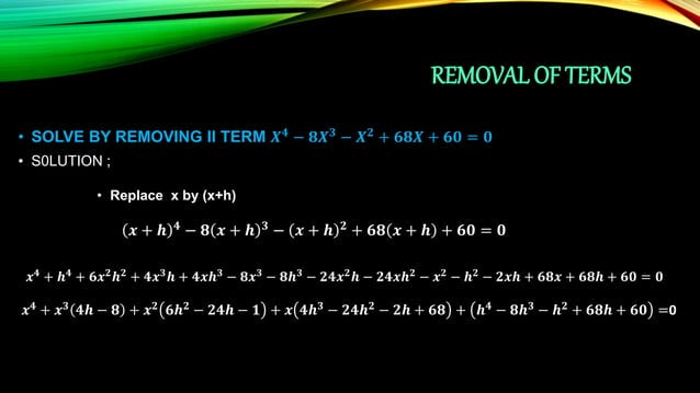 Classical algebra ppt arivu | PPT