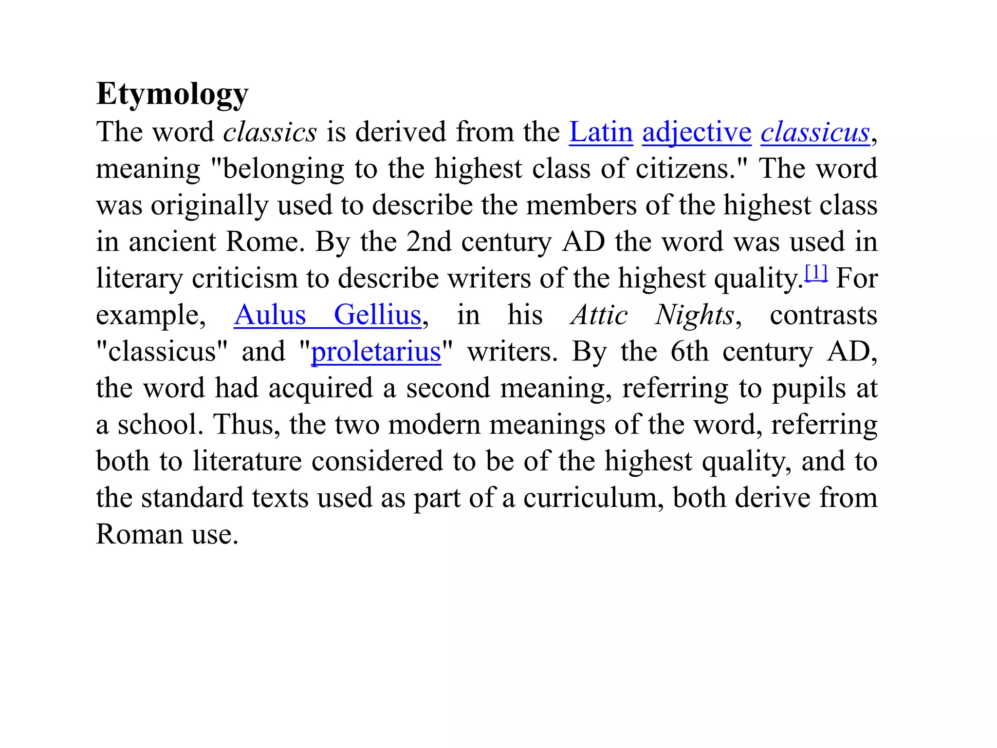 Classical and classic literature | PPTX