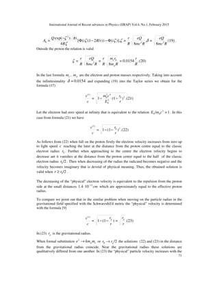 CLASSICAL AND QUASI-CLASSICAL CONSIDERATION OF CHARGED PARTICLES IN ...