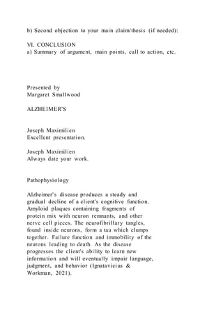 Classical Argument Outline TemplateI. INTRODUCTIONa) Hook | DOCX