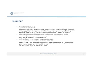 Classical Armenian – Morphology – Part 2 Nominal Morphology.pdf