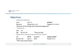Classical Armenian – Morphology – Part 2 Nominal Morphology.pdf