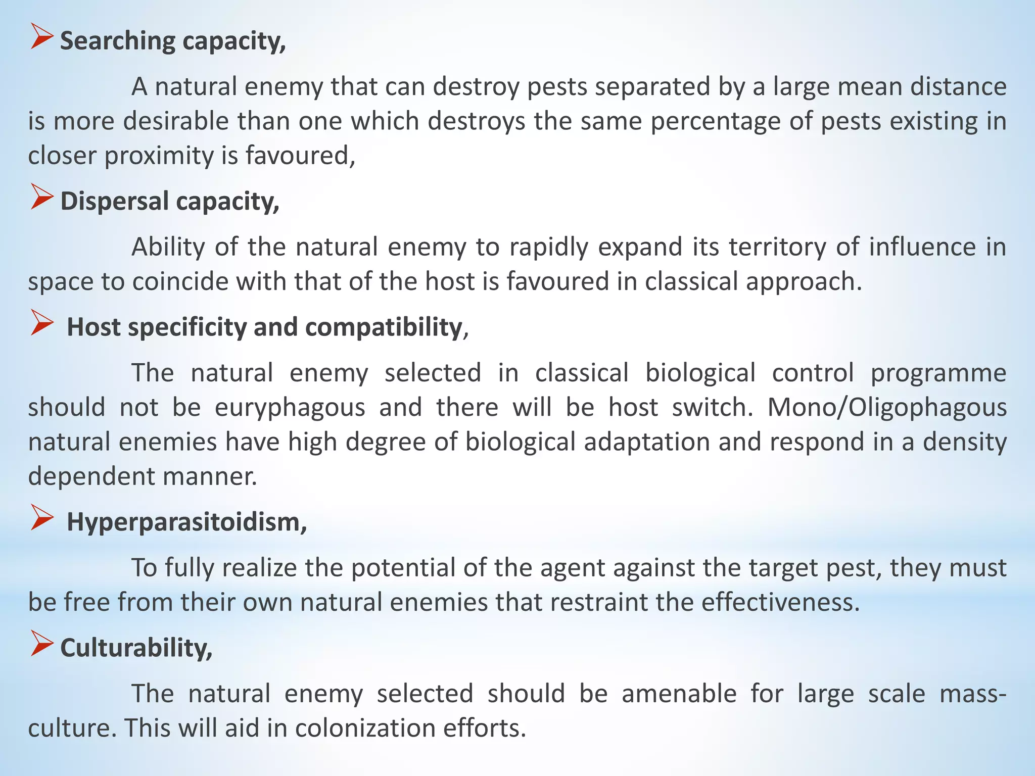Classical biological control | PPTX