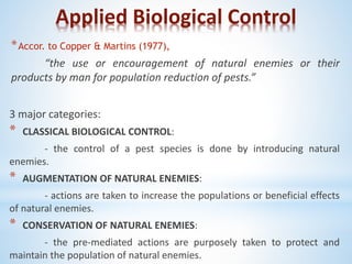 Classical biological control | PPTX
