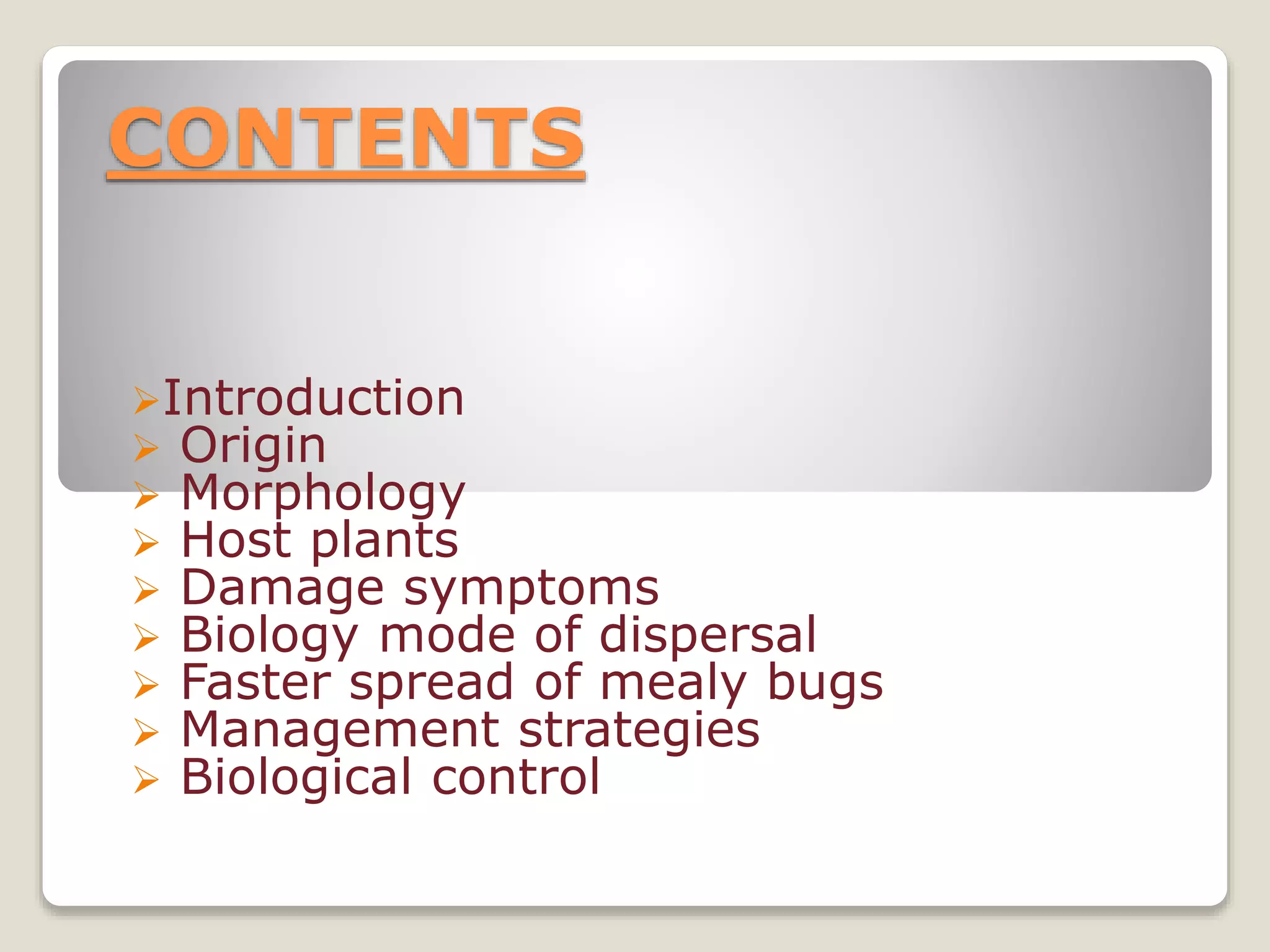 Classical biological control on papaya mealy bug | PPTX
