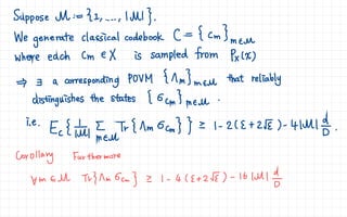 Classical communication over quantum channel | PDF