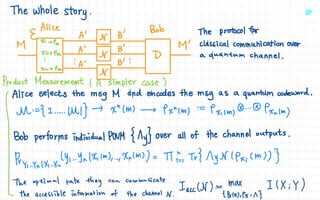Classical communication over quantum channel | PDF