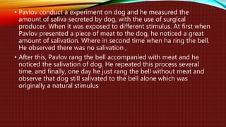 classical conditioning and operant conditioning | PPTX | Dogs | Pets