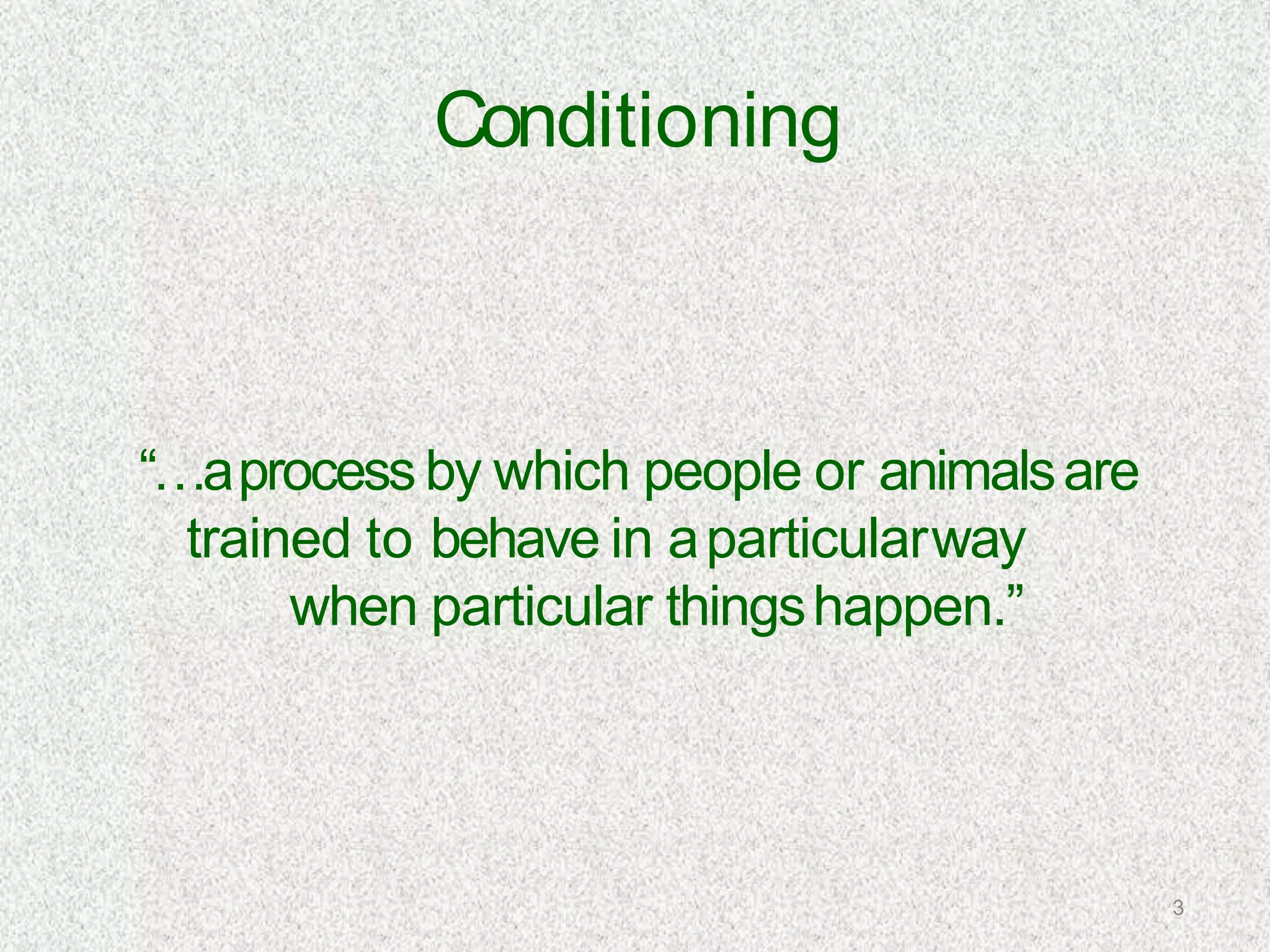 Classical conditional theory dr. babita | PPTX