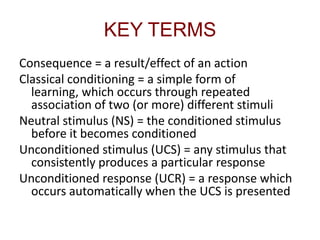 Classical conditioning | PPT