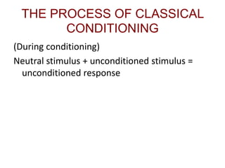 Classical conditioning | PPT