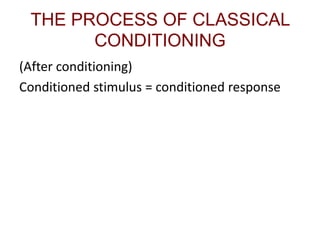 Classical conditioning | PPT