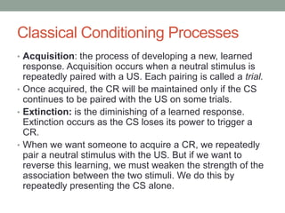 Classical conditioning | PPTX