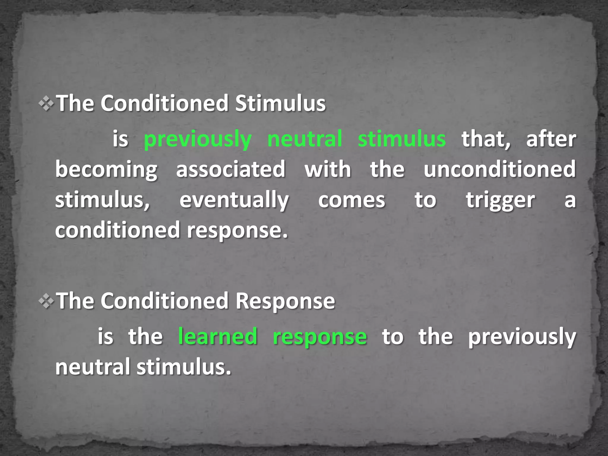 Classical conditioning IVAN PAVLOV | PPTX