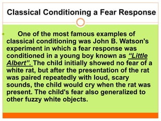 Classical conditioning | PPTX