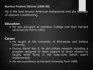 Behaviorism and Classical Conditioning | PPTX