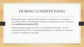 Classical conditioning | PPTX