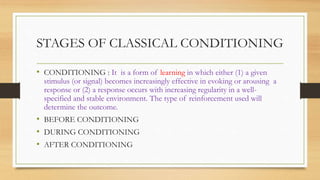 Classical conditioning | PPTX