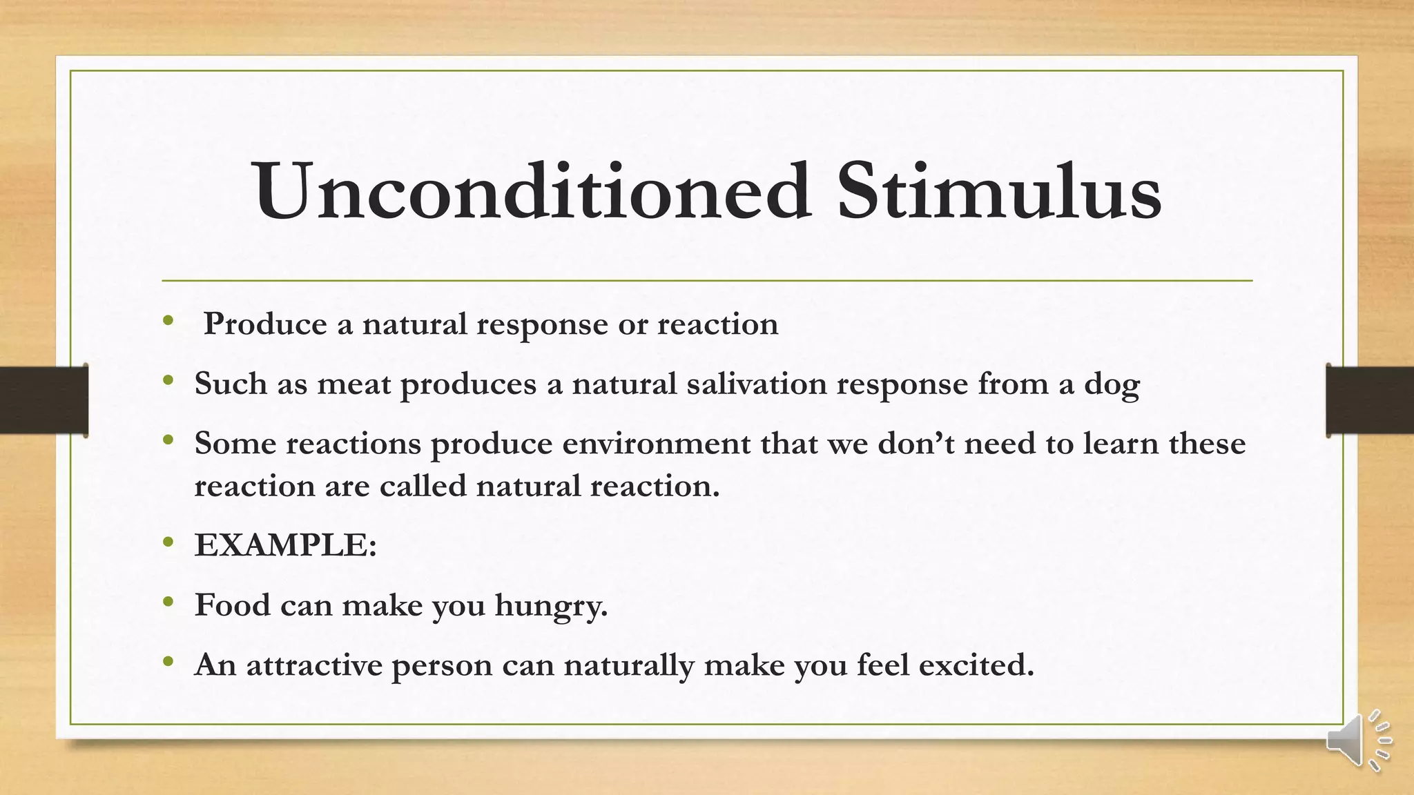 Classical Conditioning theory by Pavlov | PPTX