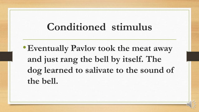 Classical Conditioning theory by Pavlov | PPTX | Dogs | Pets