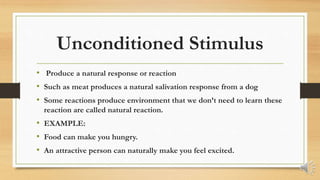 Classical Conditioning theory by Pavlov | PPTX